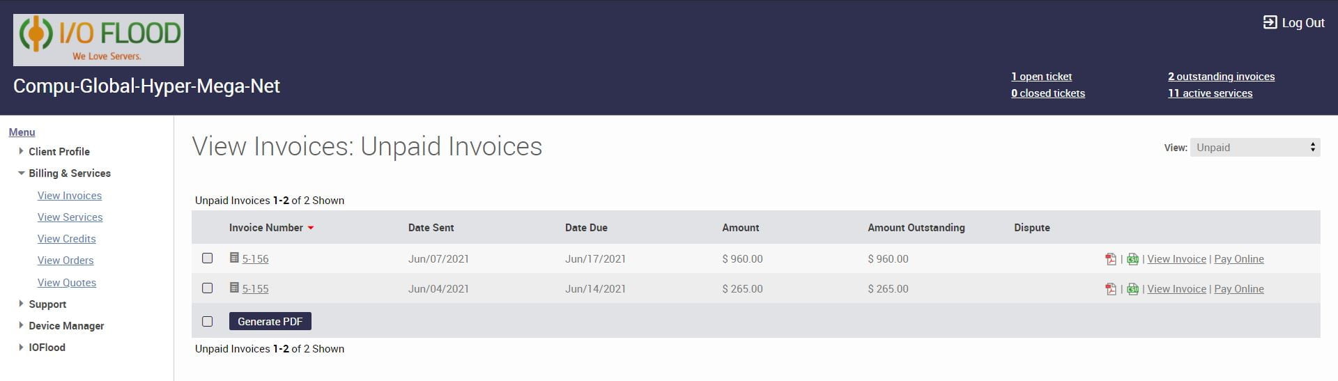 Ubersmith: How to Understand Your Invoice!